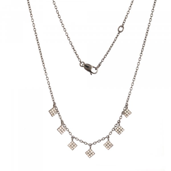 Wholesale Diamond Necklace | Sterling Silver Diamond Pendant